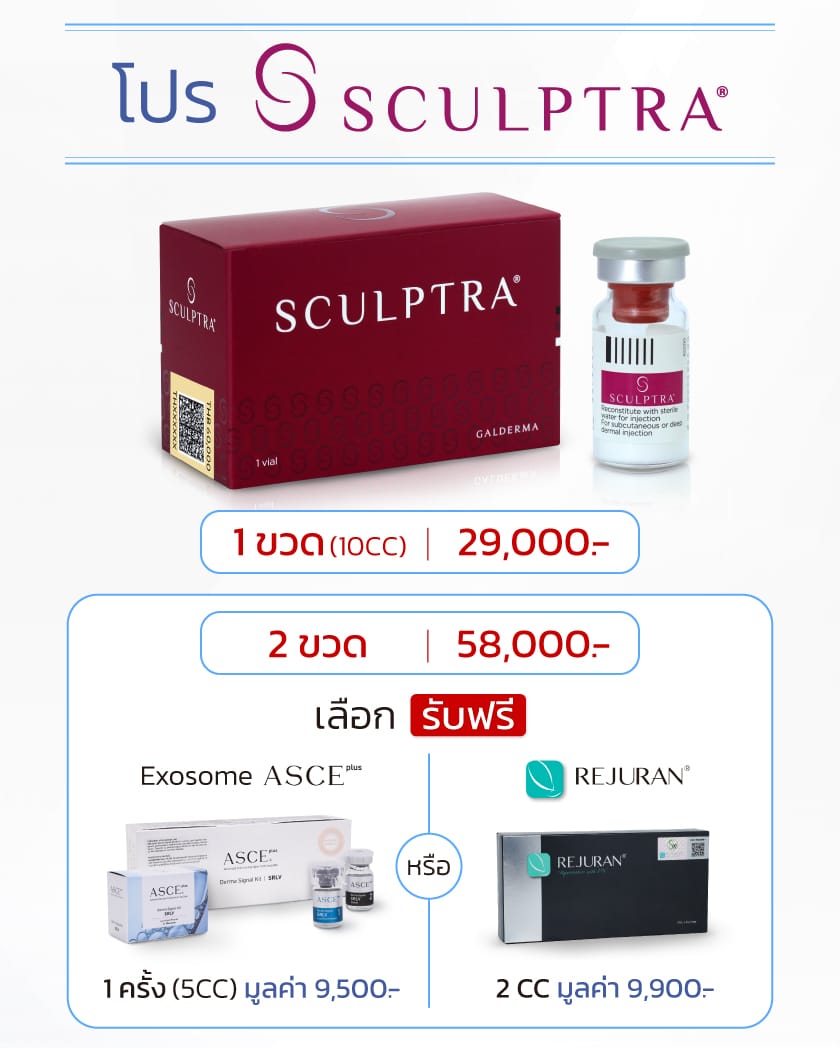 Sculptra คืออะไร ? ฉีดจุดไหนได้บ้าง ? รวมสิ่งที่ต้องรู้ก่อนฉีด
