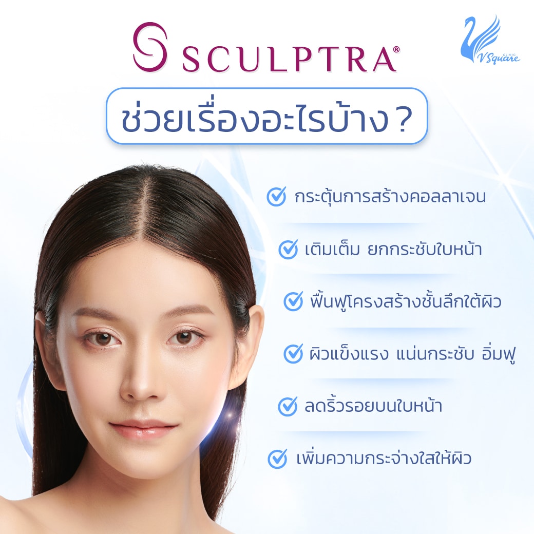 Sculptra คืออะไร ? ฉีดจุดไหนได้บ้าง ? รวมสิ่งที่ต้องรู้ก่อนฉีด
